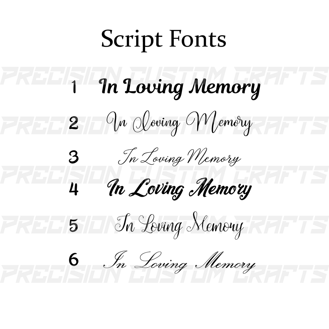 In Loving Memory Carved Wood Sign – Precision Custom Crafts